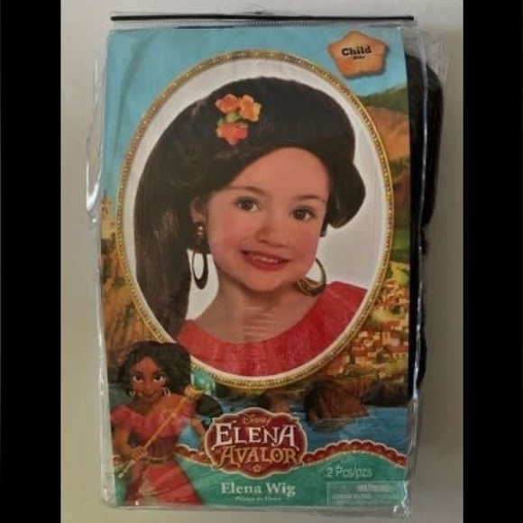 Disney | Costumes | Brand New Disney Elena Avalor Child Halloween Wig ...